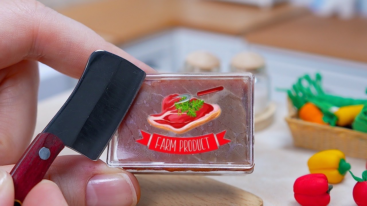 I made a Mini Beef Stew with Apples 😋🍎 ASMR Miniature Cooking Food 🤩 ...