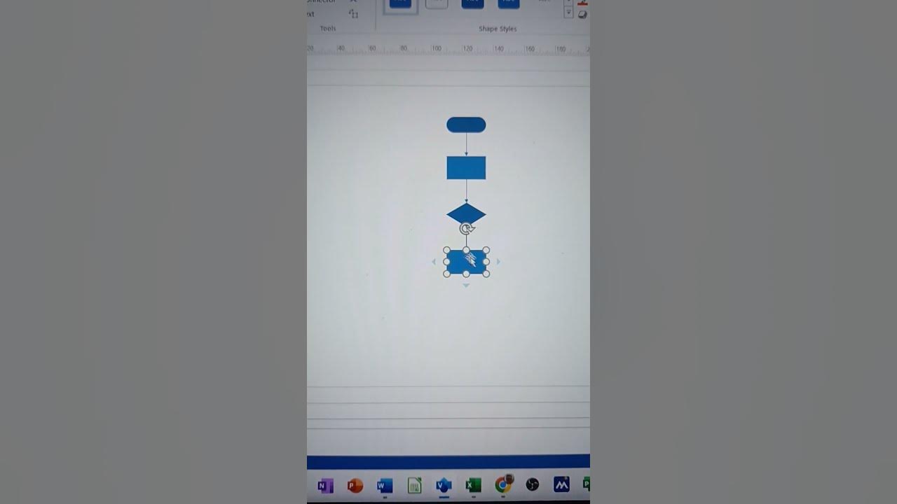 Quick flowchart in Microsoft Visio @ITsEasyTraining1st - YouTube