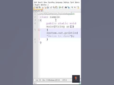 Java Tutorial | Printing Hello World in Java - YouTube