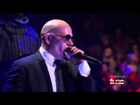 Pitbull ,HD,  Rain Over Me & International Love , Live ,HD 1080p