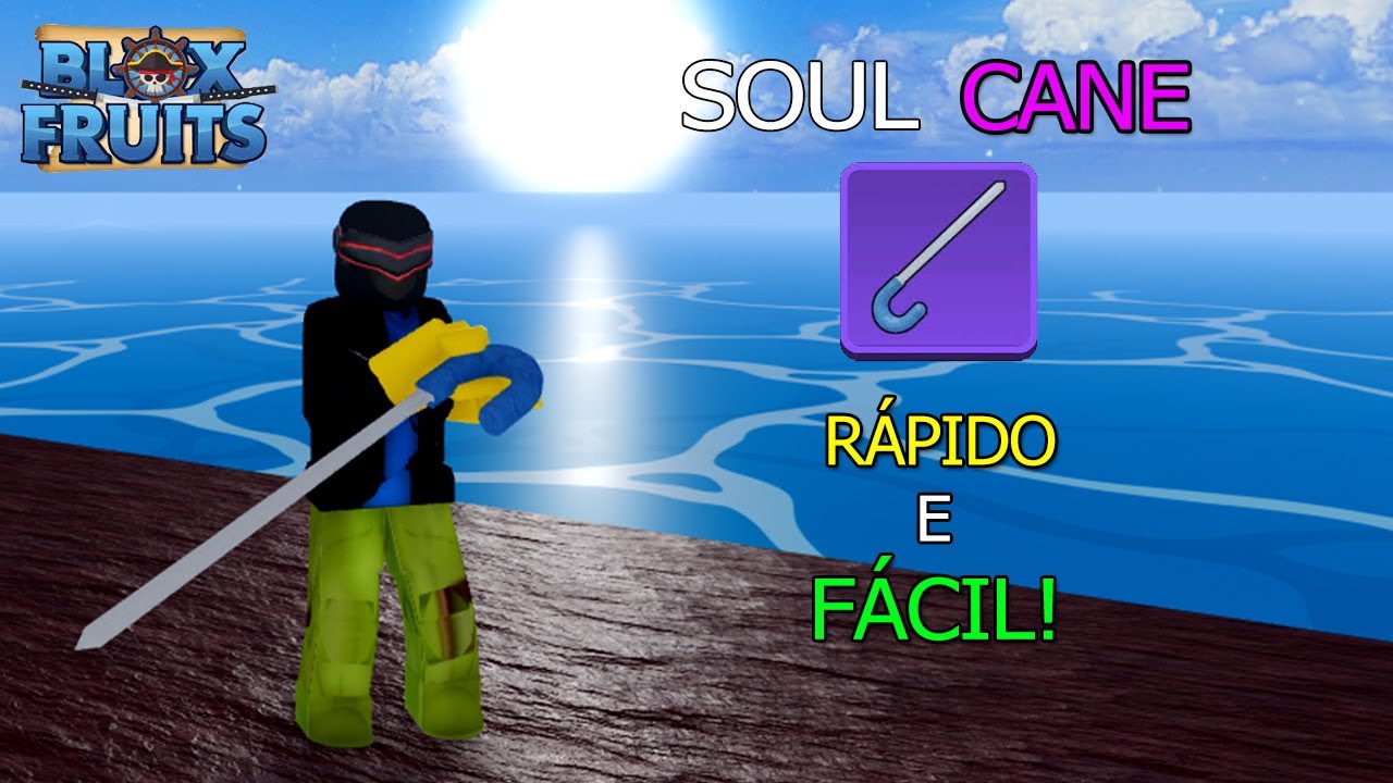 Como PEGAR a SOUL CANE - Blox fruits - YouTube