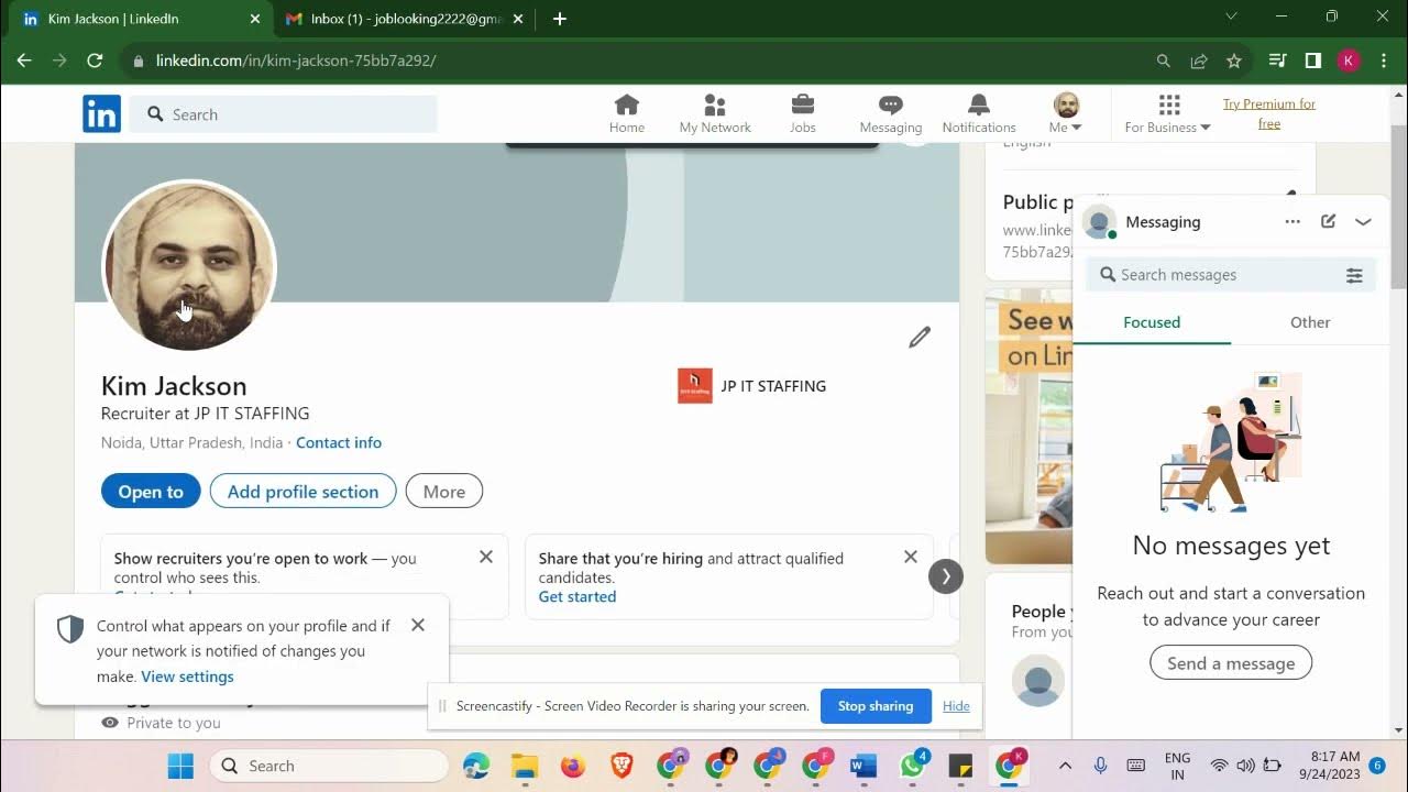 How to Create Linkedin Profile Part 2 - YouTube