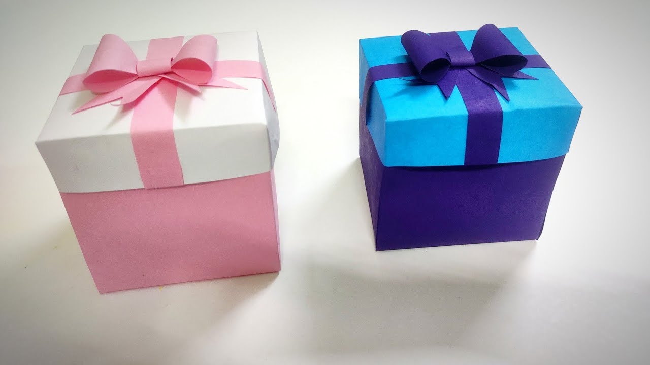 Diy Gift Box | How To Make Easy Gift Box | Easy Paper Craft Ideas #diy# ...