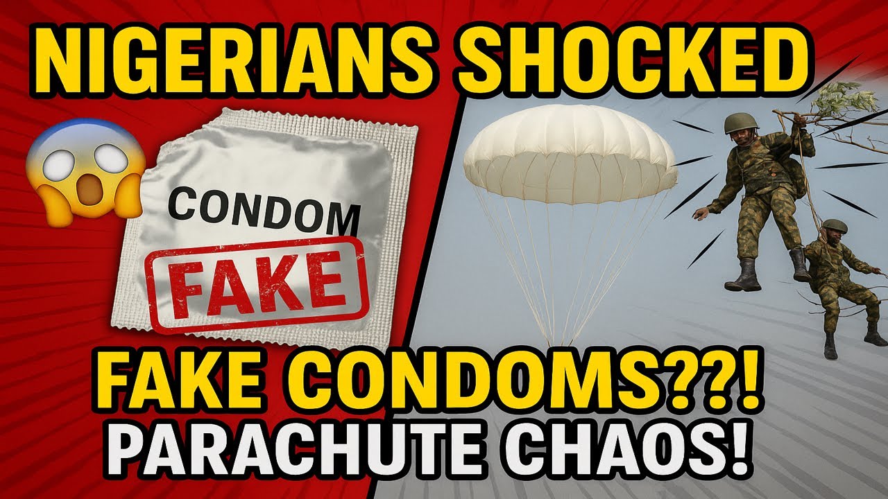 Shock in Nigeria: Fake Condoms and Military Parachute Training Go Viral ...