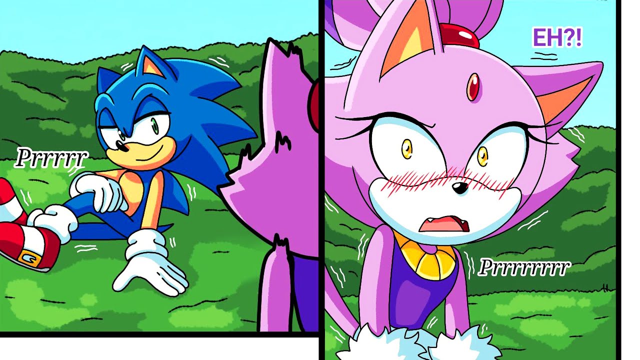 Purring Problem Sonic X Blaze Sonaze Comic Dub Compilation Youtube