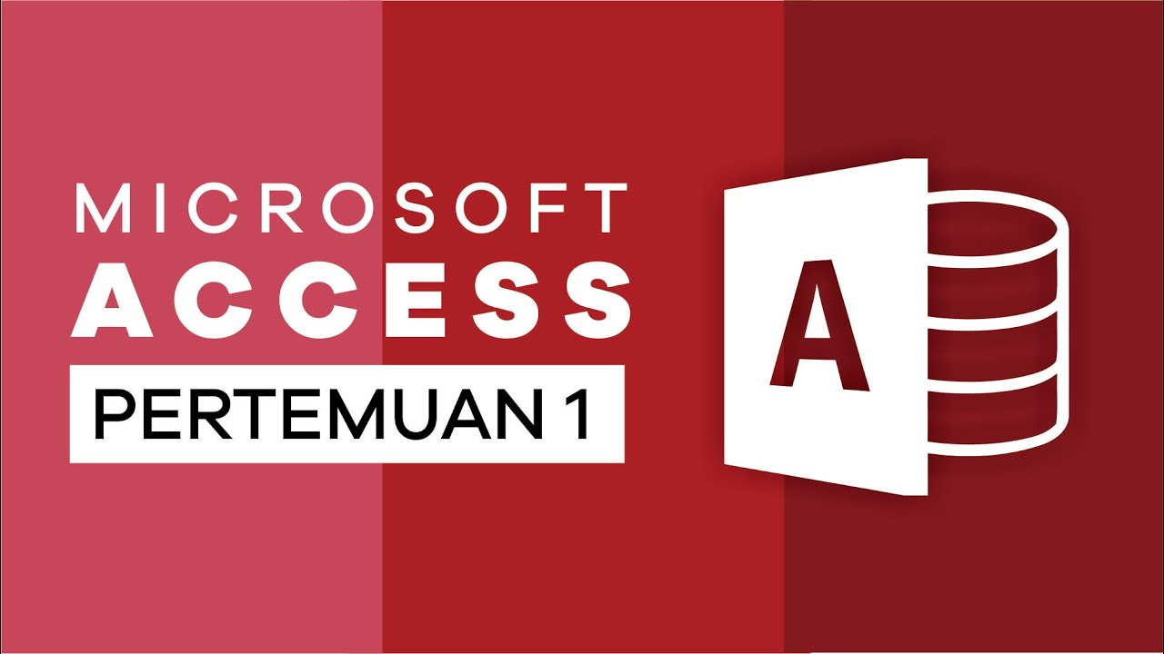 MS.ACCESS - INTRODUCTION AND CREATE DATABASE - YouTube