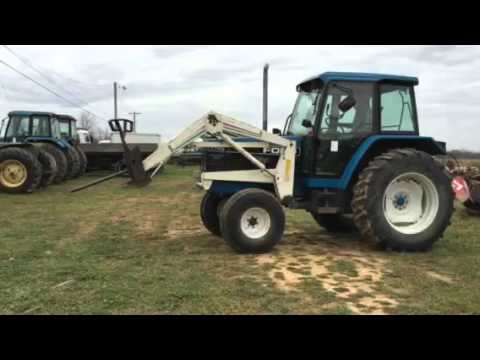 Ford 7740 with loader - YouTube