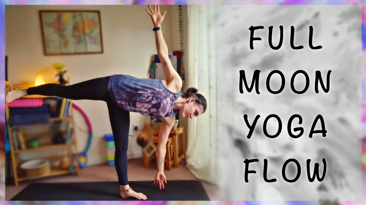 Full Moon Flow - Funbari Yoga LIVESTREAM (Moon Salutations) - YouTube