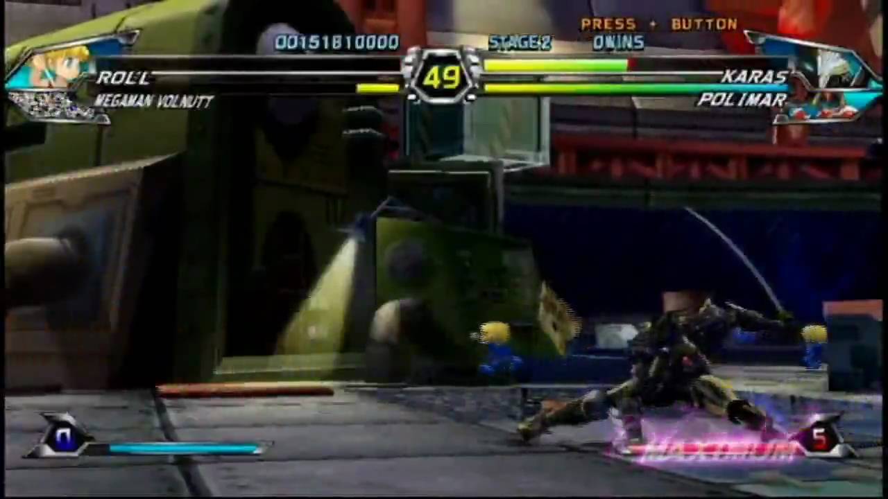 Tatsunoko vs. Capcom - Mega Man Volnutt & Roll (Part 1) - YouTube