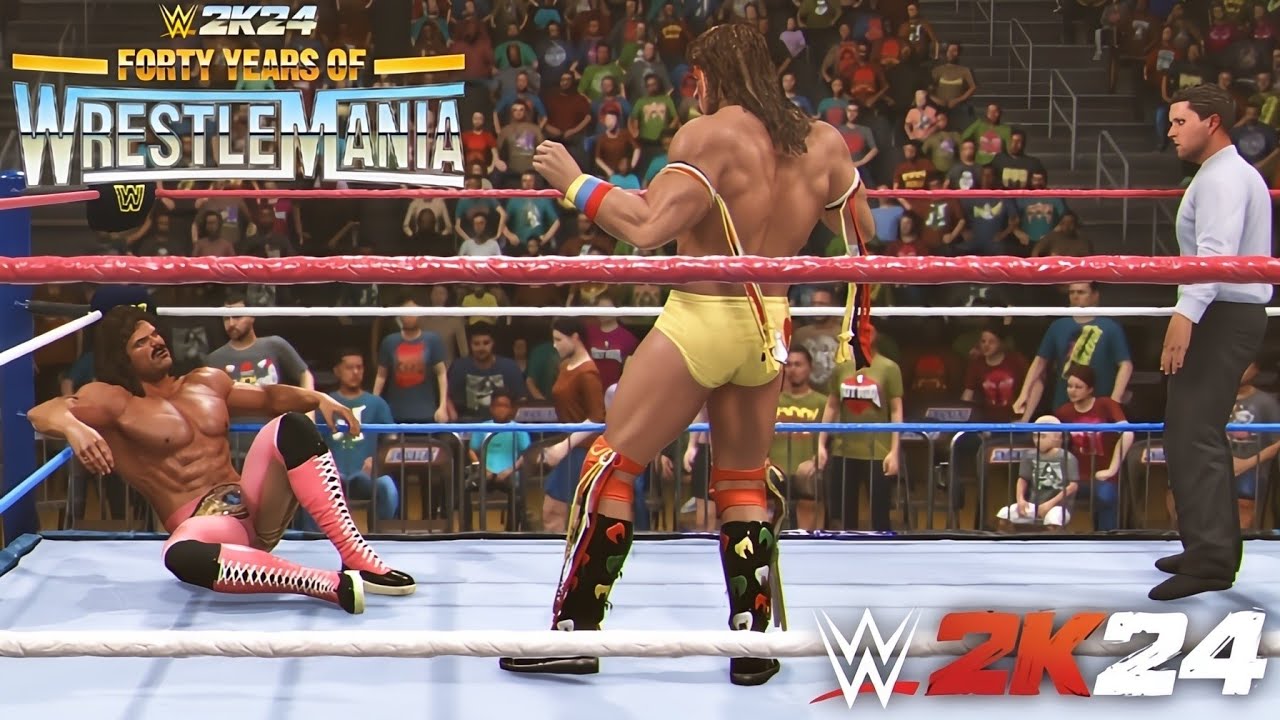 WWE 2K24 Showcase - Ultimate Warrior vs Ravishing Rick Rude | 40 Years ...