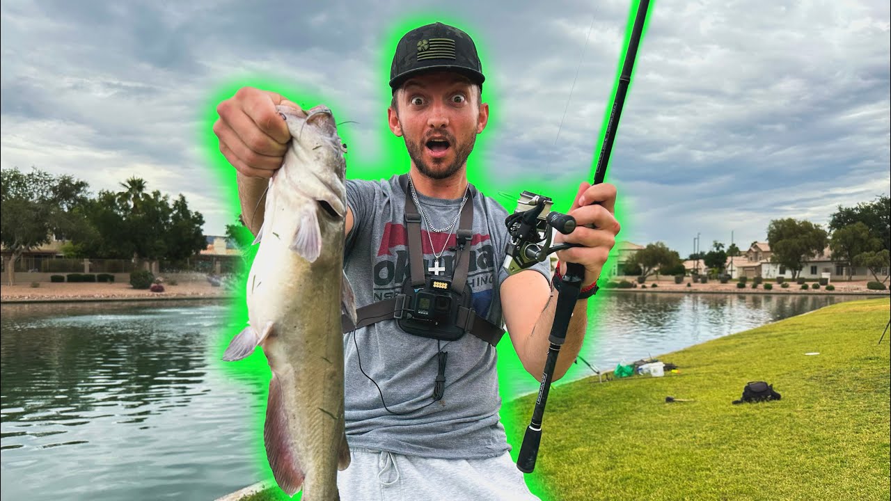 Urban Pond Fishing for Uber Aggressive Fish (Ft. TheFishinMagician20 ...