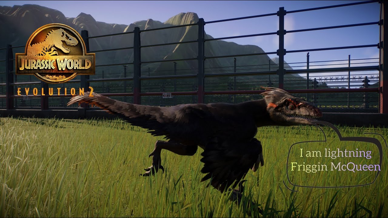 (Jurassic World Evolution 2) - Pyroraptor breakout animations| 1080p HD ...