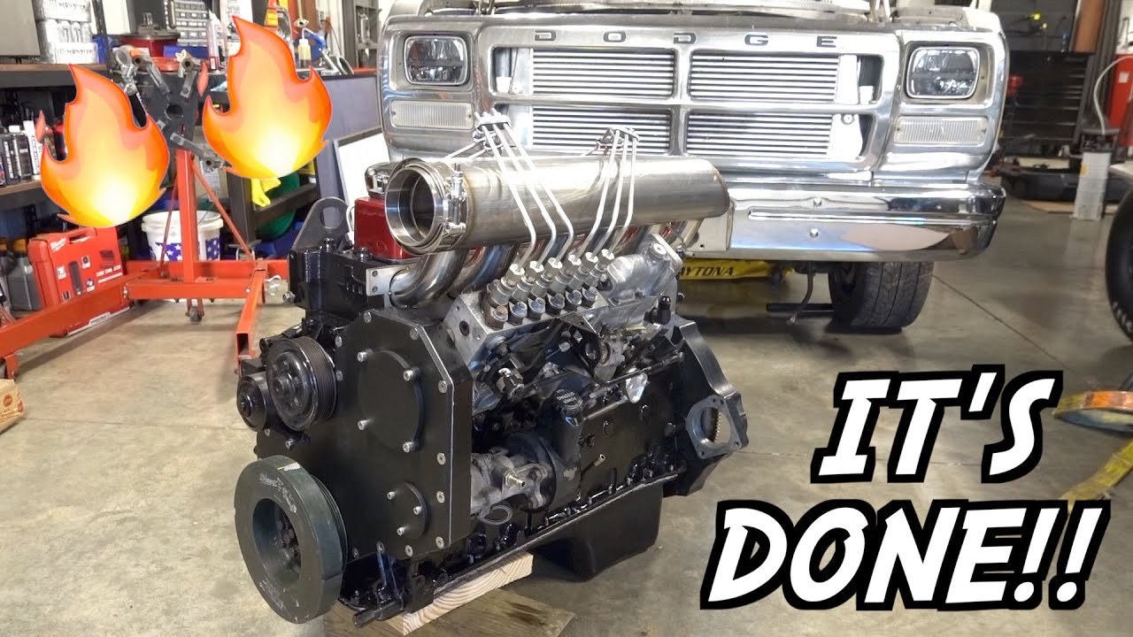 NEW 1000HP 12V Cummins Engine is DONE in 10 MINUTES!!! - YouTube