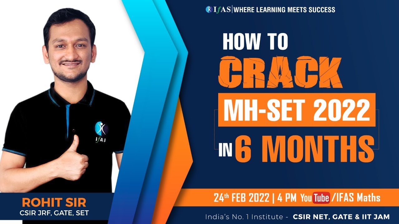 How to Crack MH SET Mathematical Science 2022 - A 6 Months Strategy ...