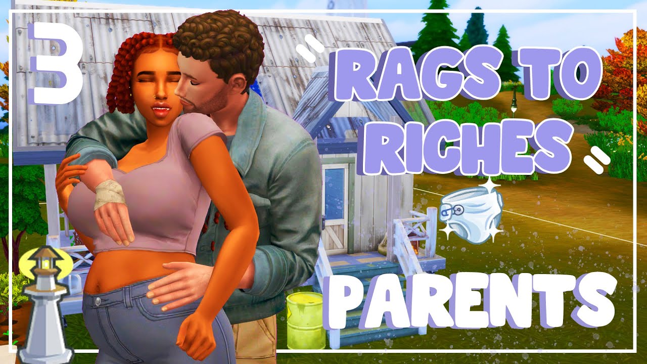 ⚓️RAGS TO RICHES ... but we're PARENTS 🧼#3 TINY SHACK | The Sims 4 ...