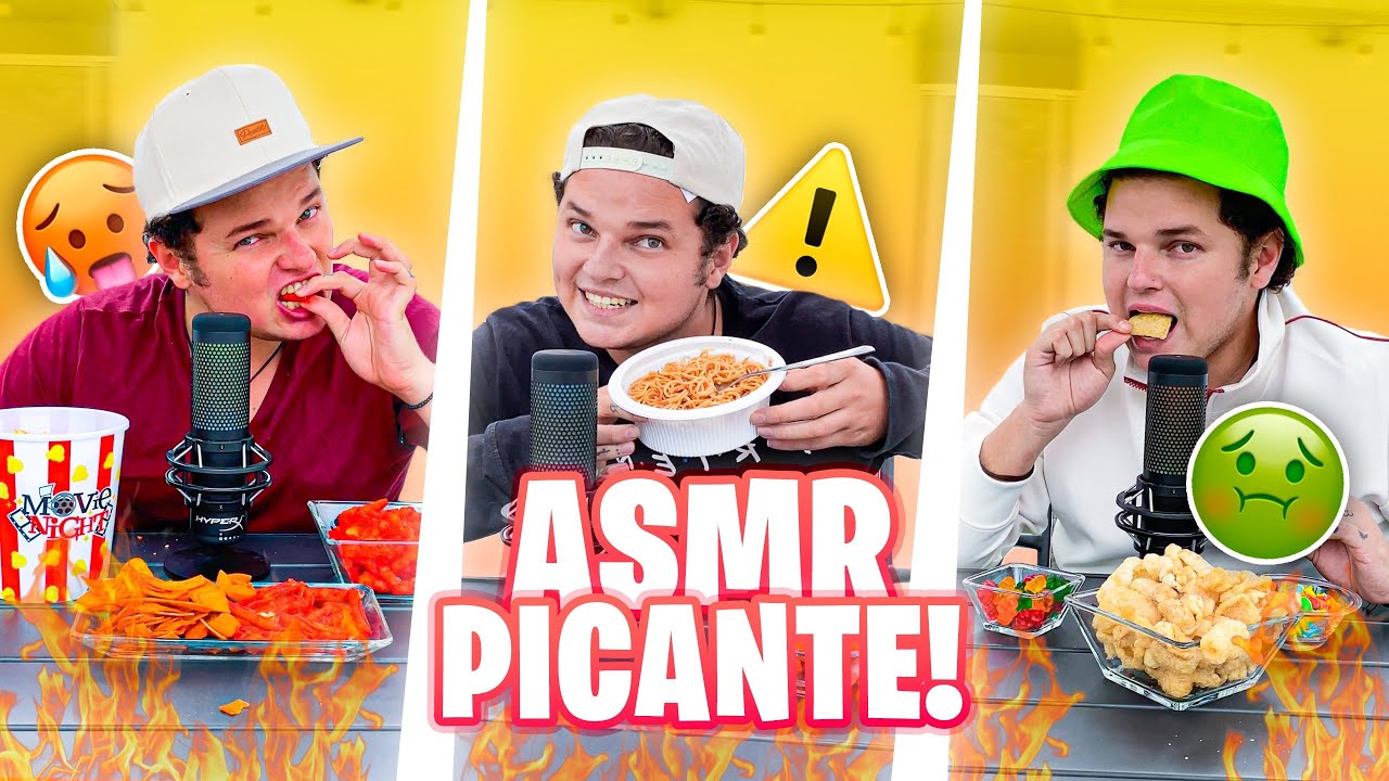 El MEJOR ASMR ¿TU PODRÍAS COMER TODO ESO? #asmr #comida #picante - YouTube