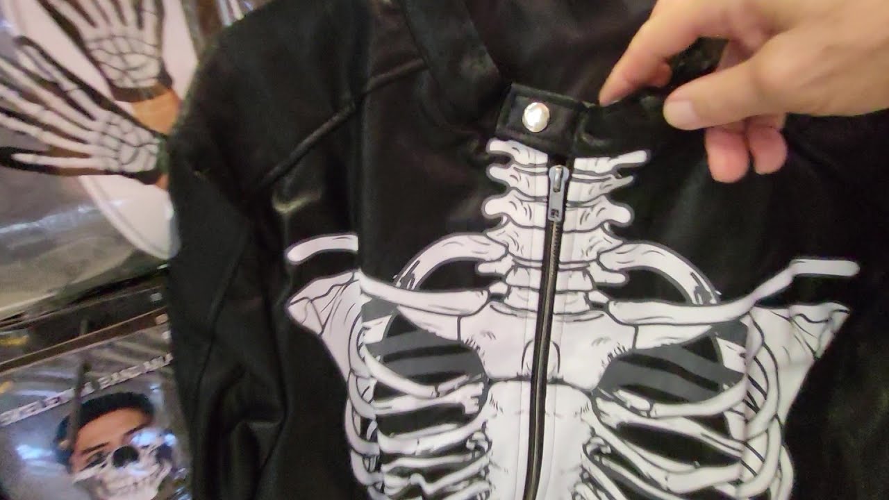 Skeleton Jacket #spirithalloween #halloween #skeleton - YouTube