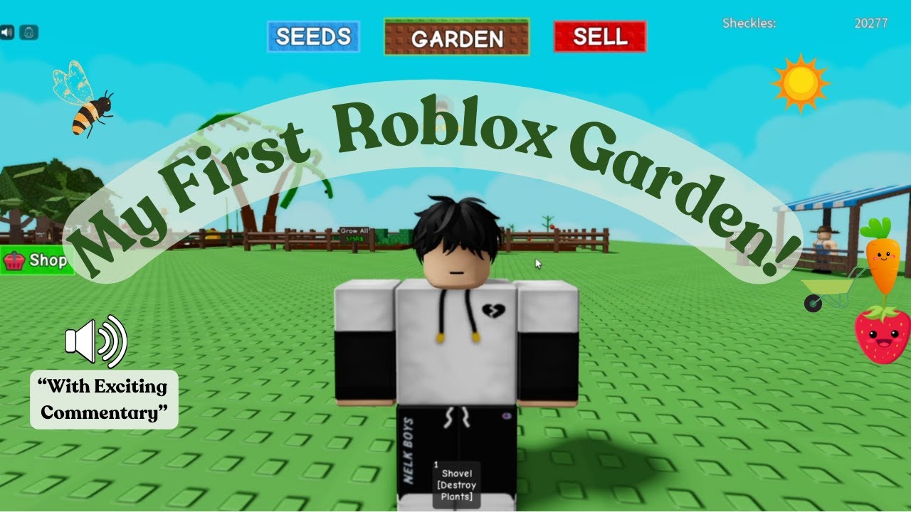 Grow a Garden Roblox | 1st Gameplay with English Commentary - YouTube