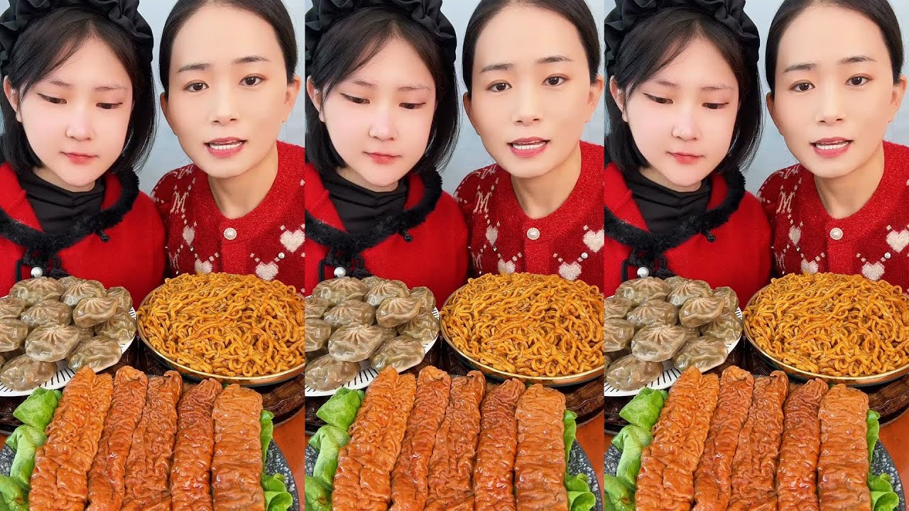 ASMR MUKBANG EATING SHOW | Eat normally without wasting food EP103 ...
