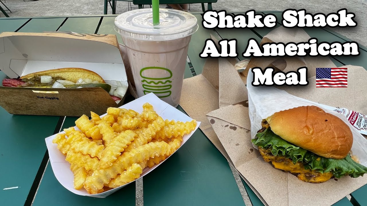 The Original Shake Shack in Madison Square Park - NYC 🇺🇸 - YouTube