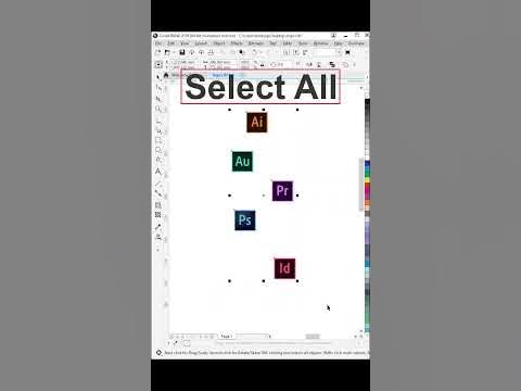 Aligning objects in CorelDraw | #shorts | kukk graphic - YouTube