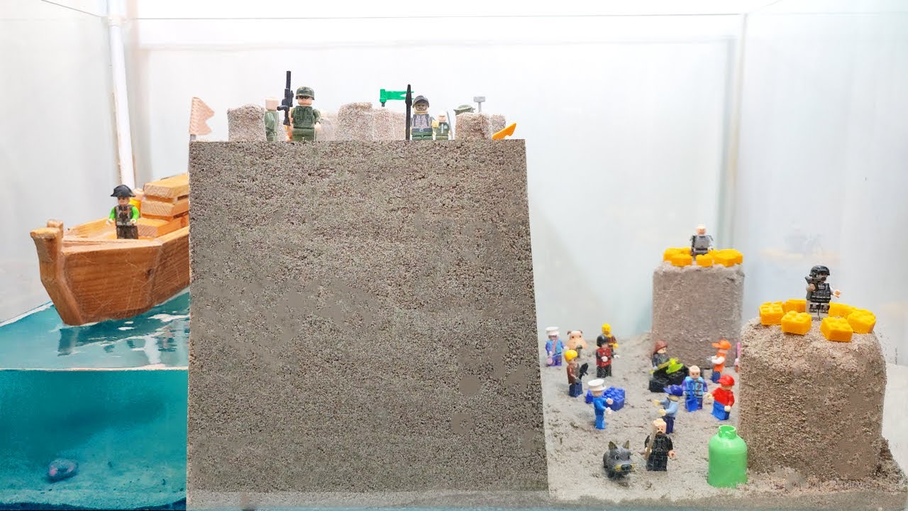 Sand Castle Wall, Simulation of Dam Failure - YouTube