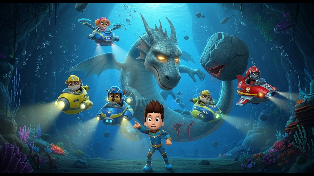 Paw Patrol: The Case of the Deep Sea Dragon! - YouTube