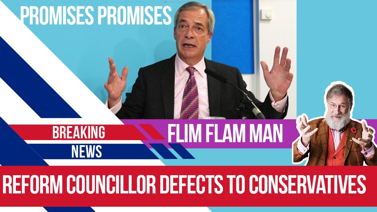 Farage party teases councillors and tory MPs with party positions - YouTube