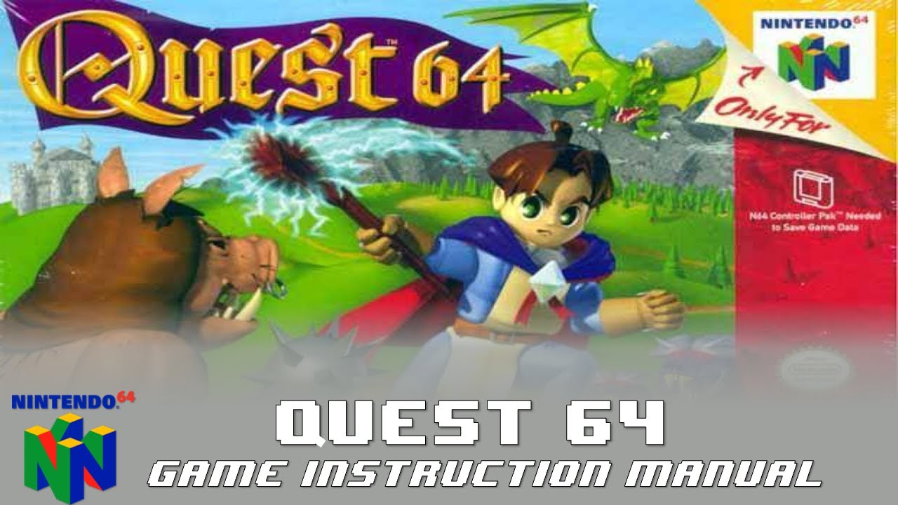 [N64 Manual] Quest 64 - Nintendo 64 Game Instructions - YouTube