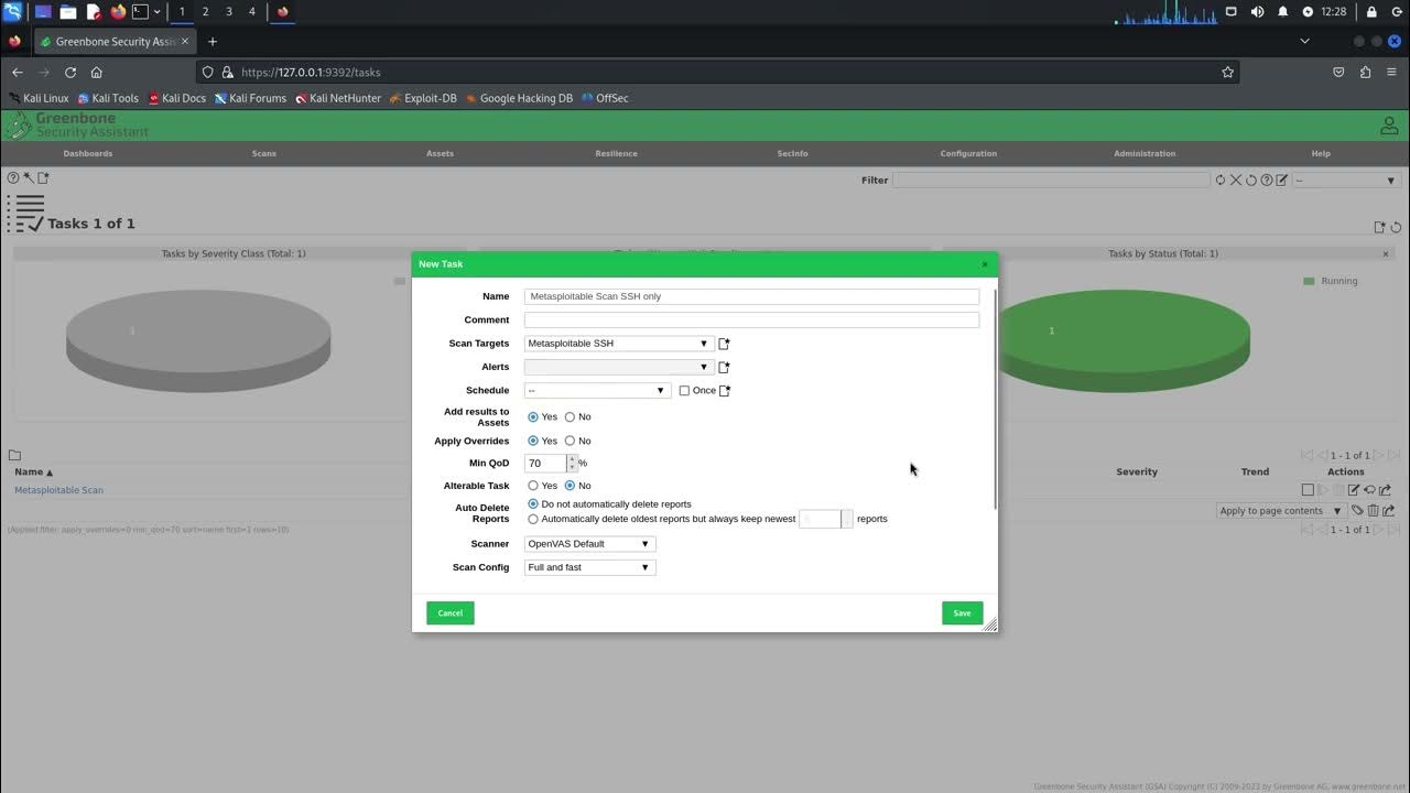 How to use OpenVAS (GVM - Greenbone) for vulnerability scanning - YouTube