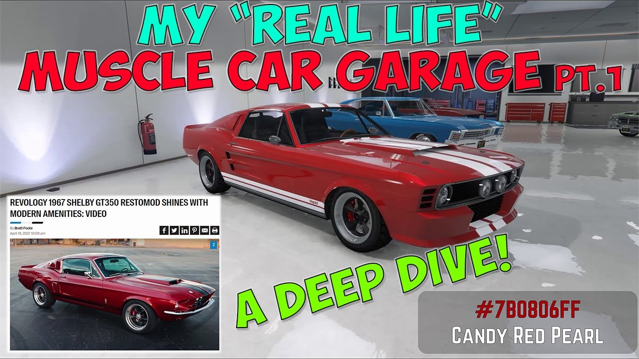 My Ultimate Muscle Car Garage Tour (Pt 1) - "Deep Dive" Into Every IRL ...