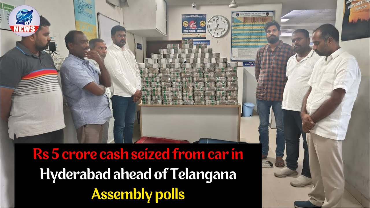 Rs 5 crore cash seized from car in Hyderabad ahead of Telangana ...