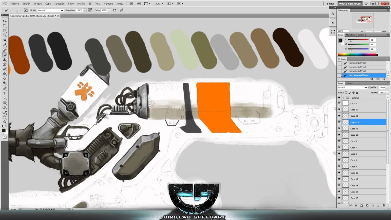 Speedart - ConceptArt | District 9 weapon - YouTube