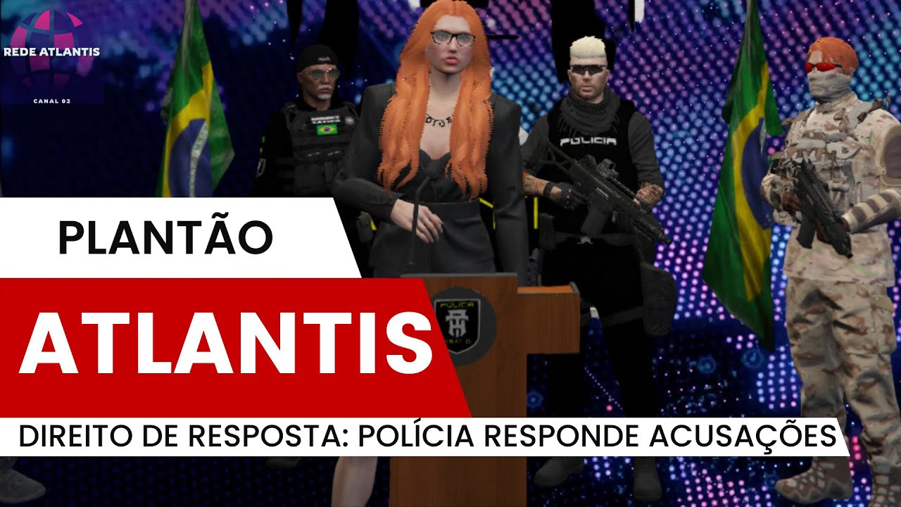 #4 PLANTÃO ATLANTIS ‐ POLÍCIA RESPONDE AMEAÇAS (GTA RP) - YouTube