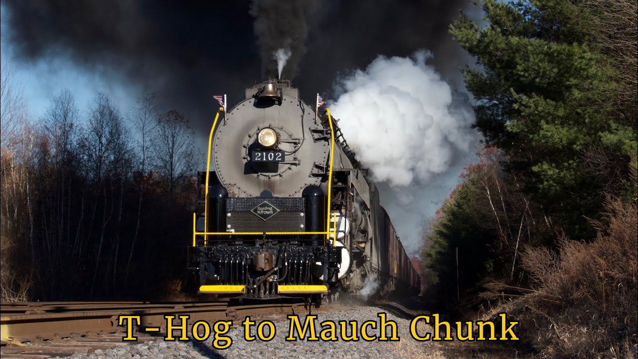 Reading and Northern 2102 : T-Hog to Mauch Chunk - YouTube