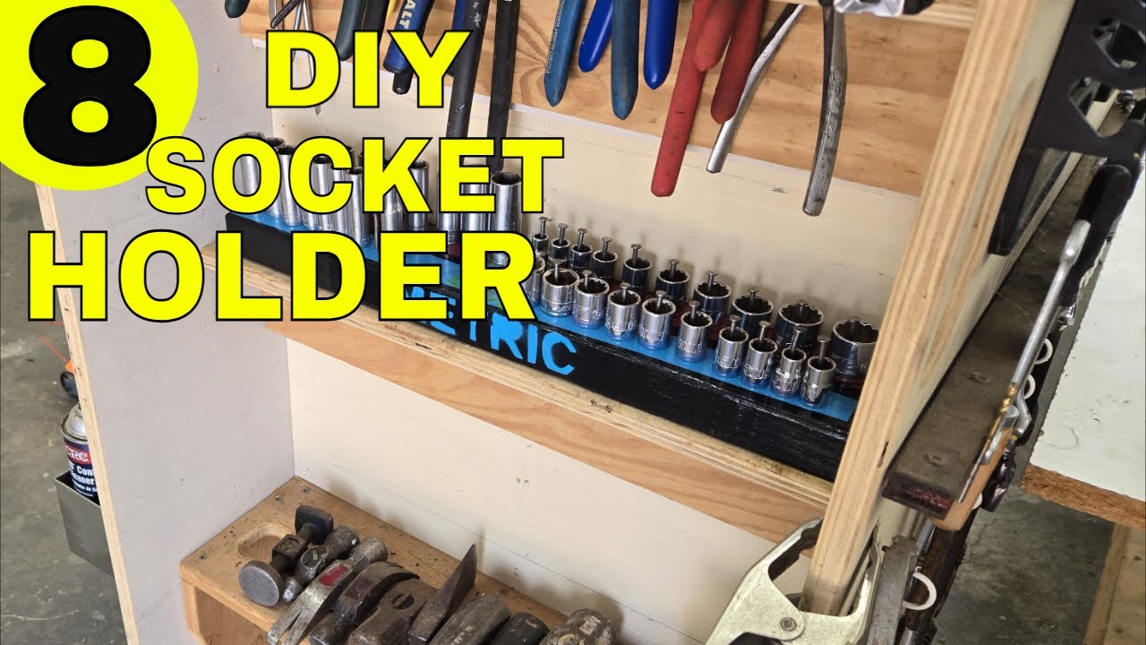 Build a Simple DIY Socket Holder (Fast & Cheap) #MG101project # ...