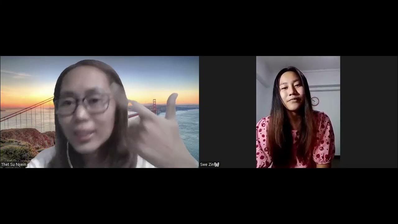 Talk with me 💬 Swe Zin Nyein & Nyein 🗯 #talkwithme #practice #spokenenglish - YouTube