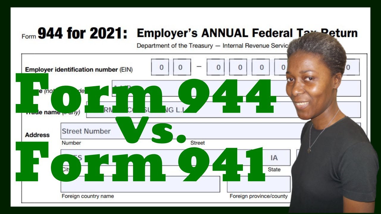 Can I File Form 944 Instead Of Form 941 YouTube Can I File Form 944 Instead Of Form 941 YouTube