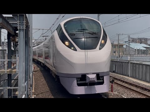E657系ｶﾂK7編成が南千住駅2番線を通過するシーン（2025.7.2.12:00） - YouTube