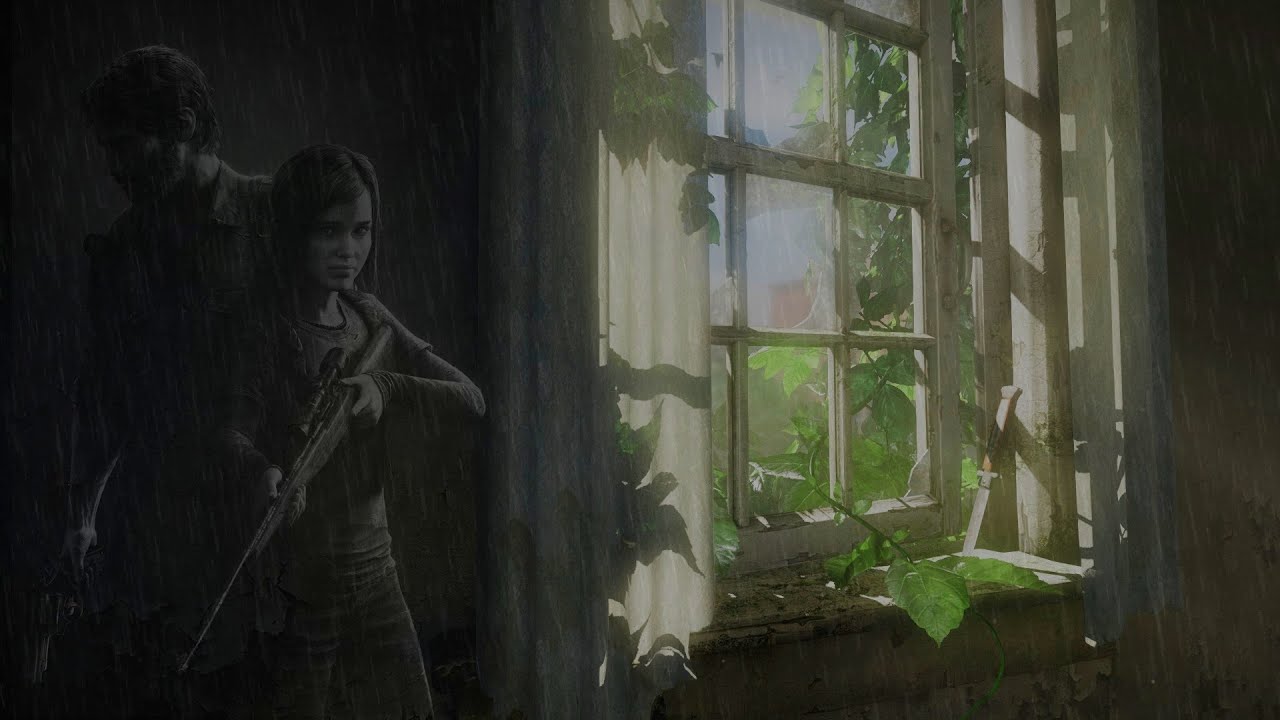 The Last Of Us Main Theme With Relaxing Rain - YouTube