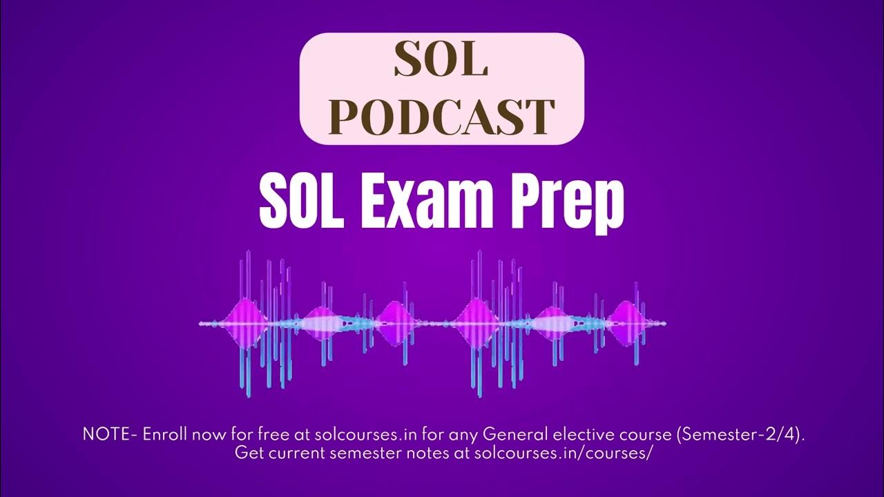 SOL एग्जाम की तैयारी कैसे करें? How to prepare for SOL exams? - YouTube