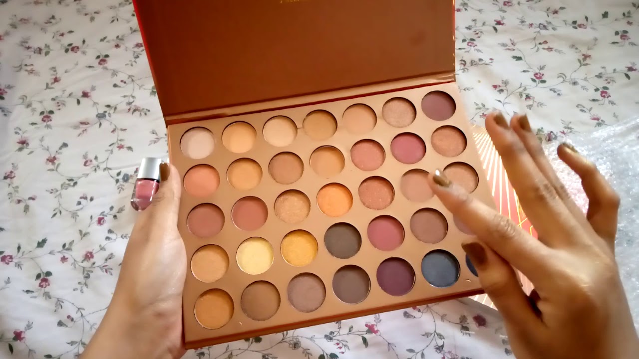 Morphe 35G Bronze Goals Palette Review | Swatches Faryal Blogs - YouTube