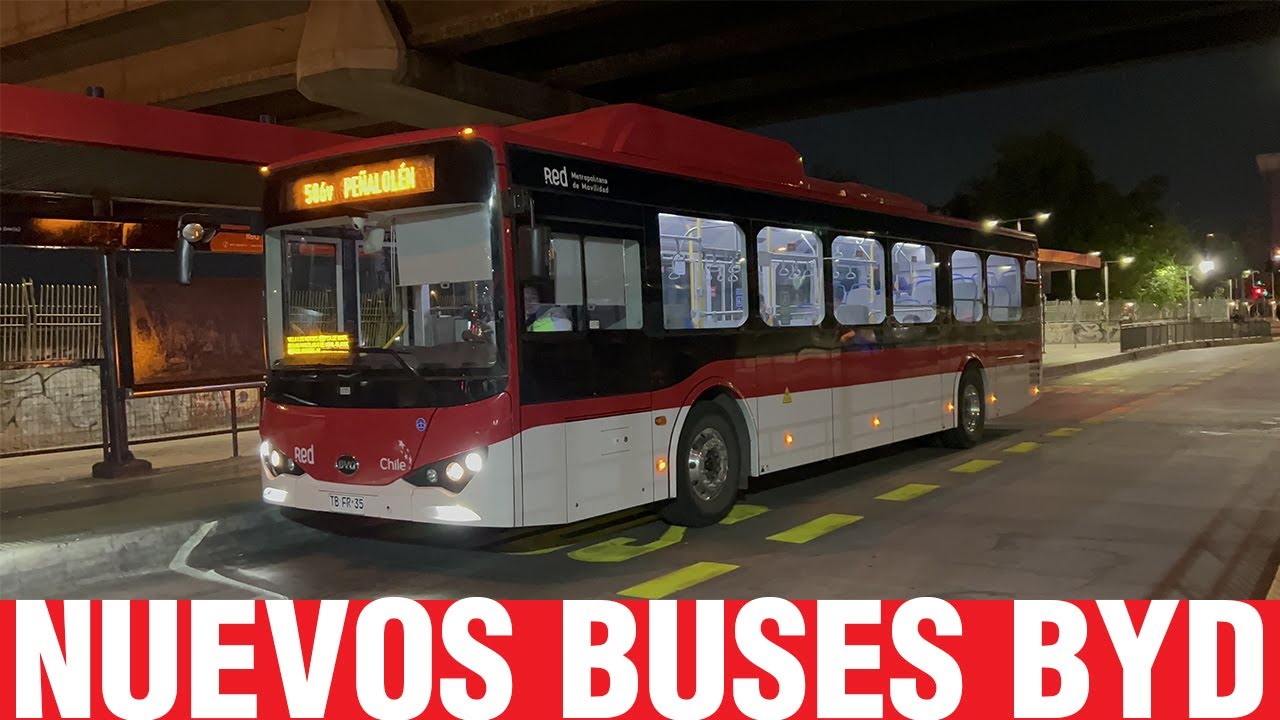 Red | Nuevos Buses Eléctricos BYD K9KA - YouTube