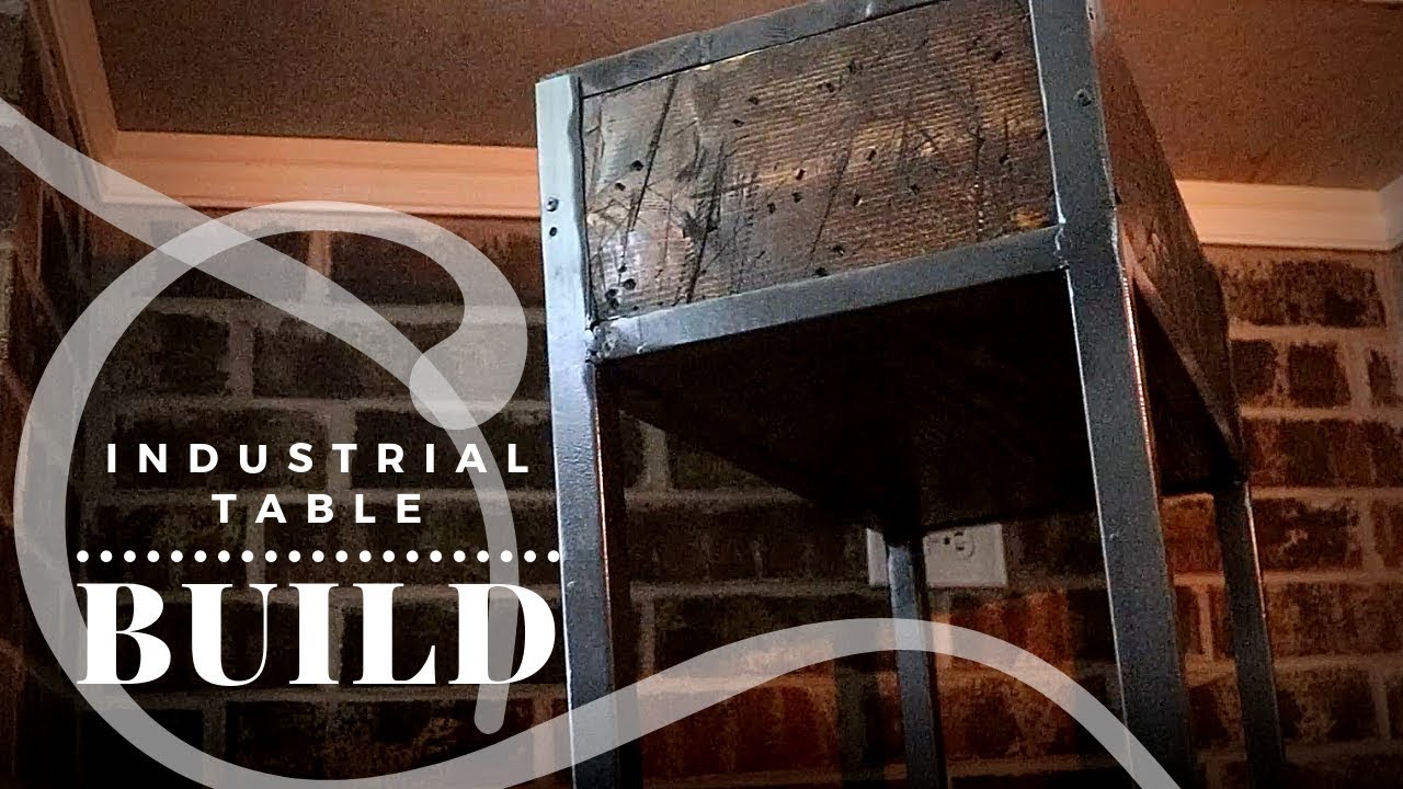 Industrial Side Table Build | Timelapse | DIY and WOODWORKING - YouTube