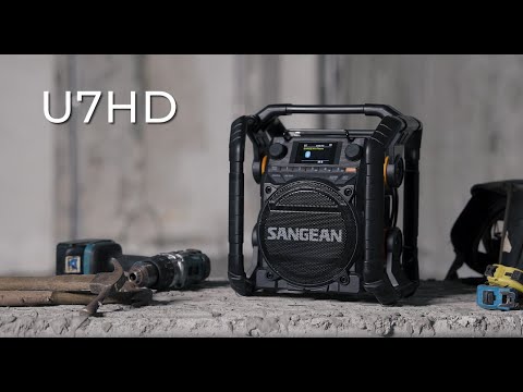 U7HD l HD Radio/AM/FM-RBDS/Bluetooth/AUX/TWS/Ultra Rugged Dustproof/Waterproof Digital Radio