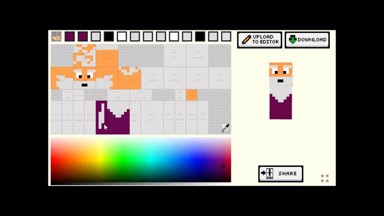 Minecraft old man skin - YouTube