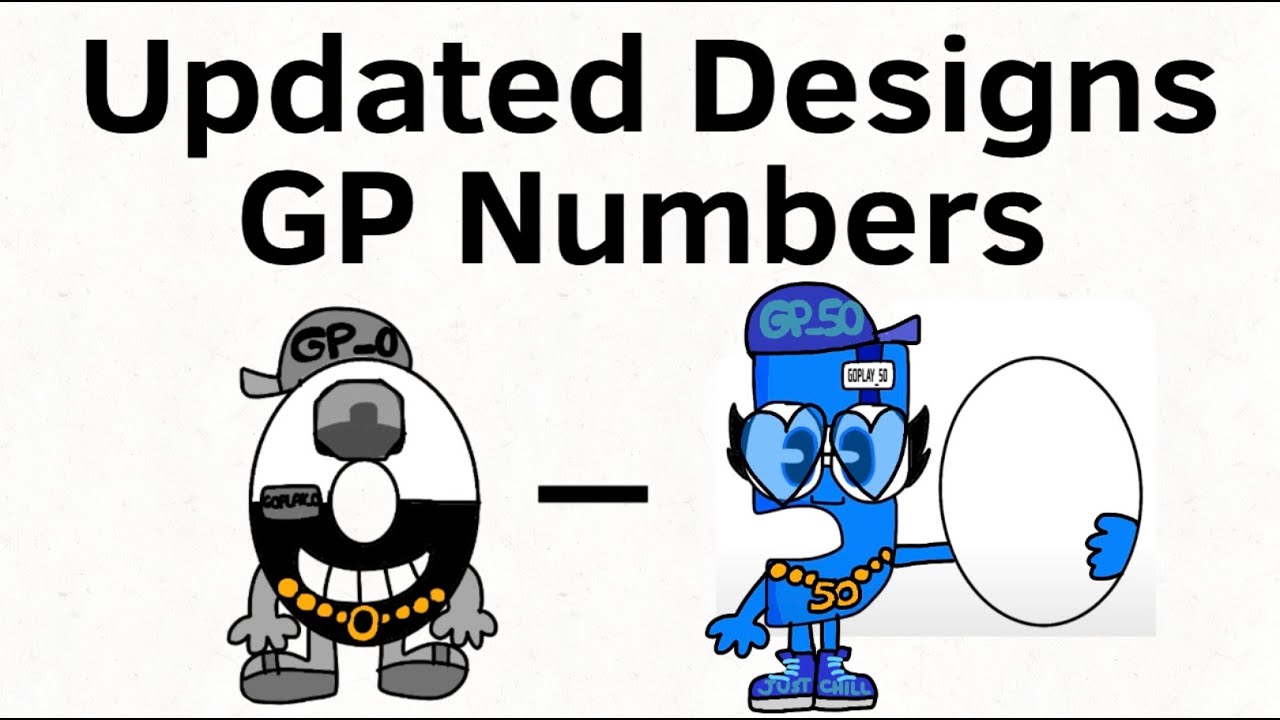 Updated GP Numbers Cool Designs from GP_0 to GP_50 (REUPLOAD) - YouTube