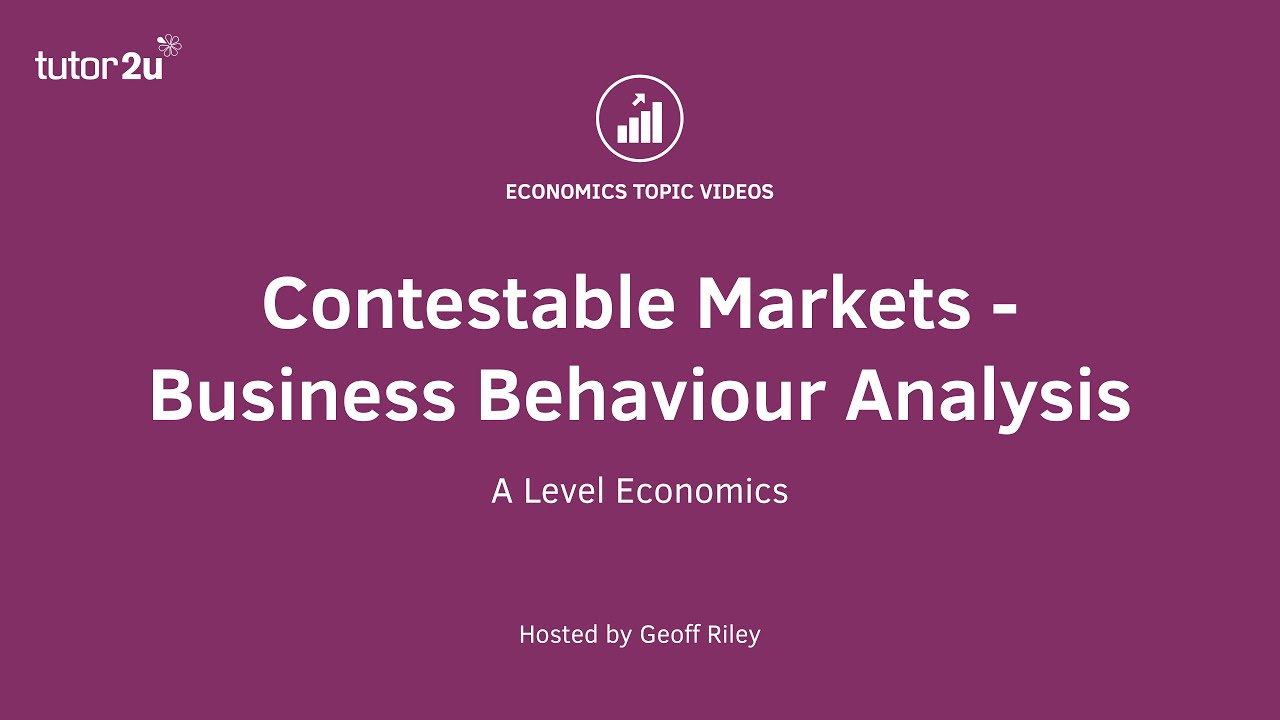 Contestable Markets – Business Behaviour Analysed I A Level and IB ...
