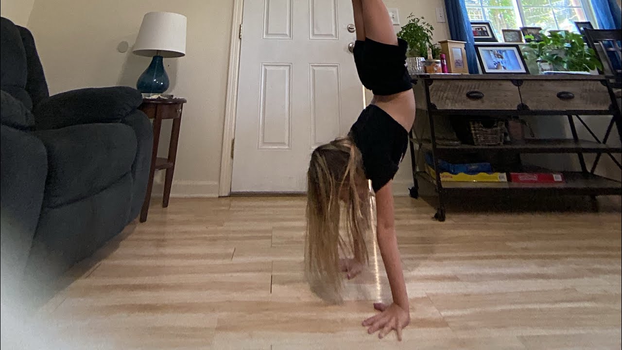 Trying to beat my world record of a handstand part 1 - YouTube