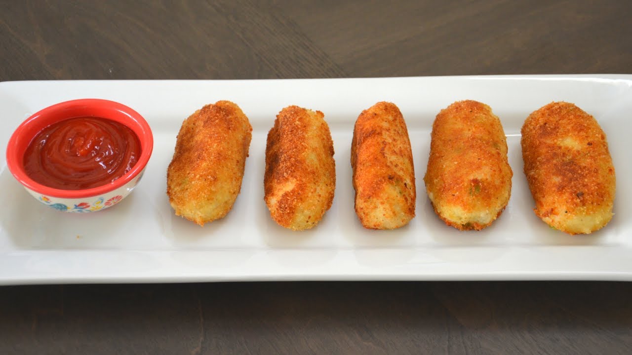 Chicken Croquettes | Chicken Cheese Croquettes | Tasty Foods - YouTube
